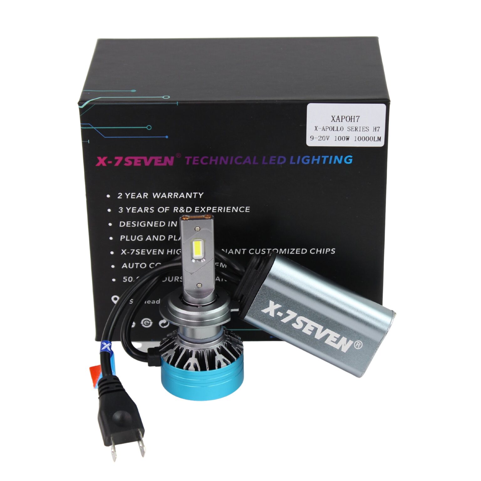 X-Apollo Series 120W 12000LM LED Headlight Bulbs || X-7SEVEN USA